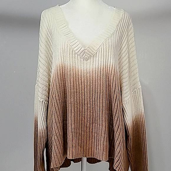 Papaya | Sweaters | Papaya Oversized Sweater Large Tan Cream | Poshmark